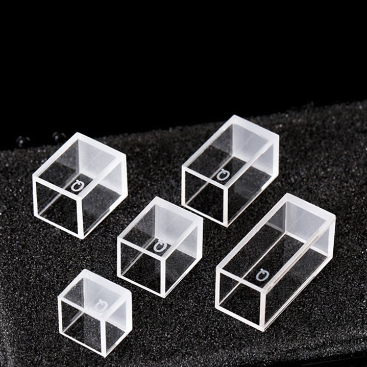 10 mm Quartz Fluorescence Cuvettes with 4 Clear Windows, 3.5 mL, QG410 ...